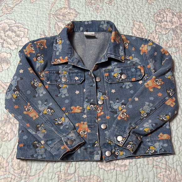 Bluey | Jackets & Coats | Bluey Denim Jacket | Poshmark